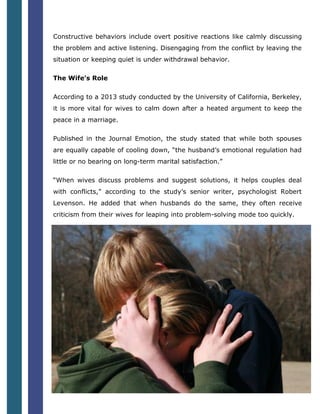 Solving the Vicious Cycle of Marital Conflict | PDF