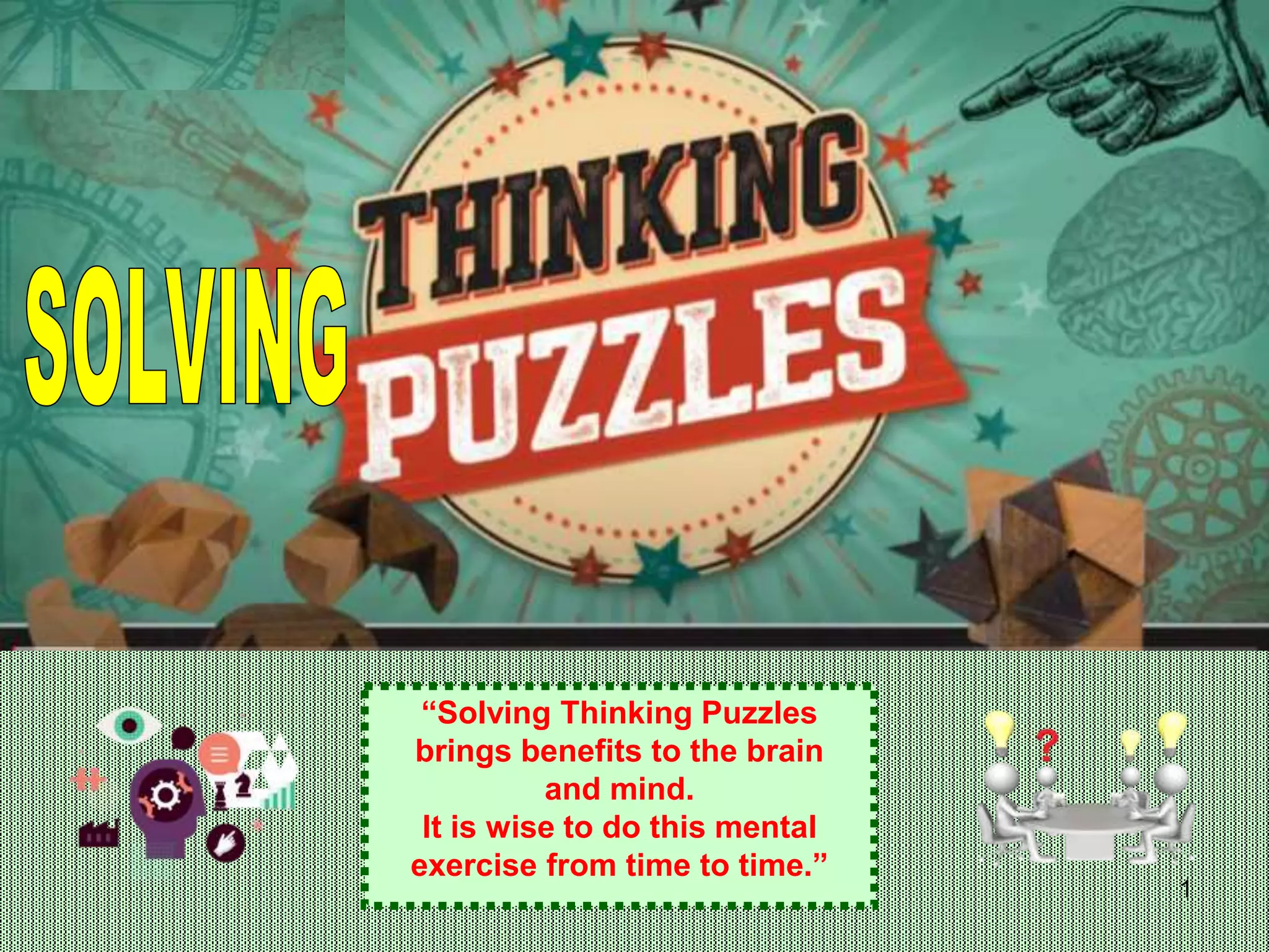 Solving Thinking Puzzles | PPT