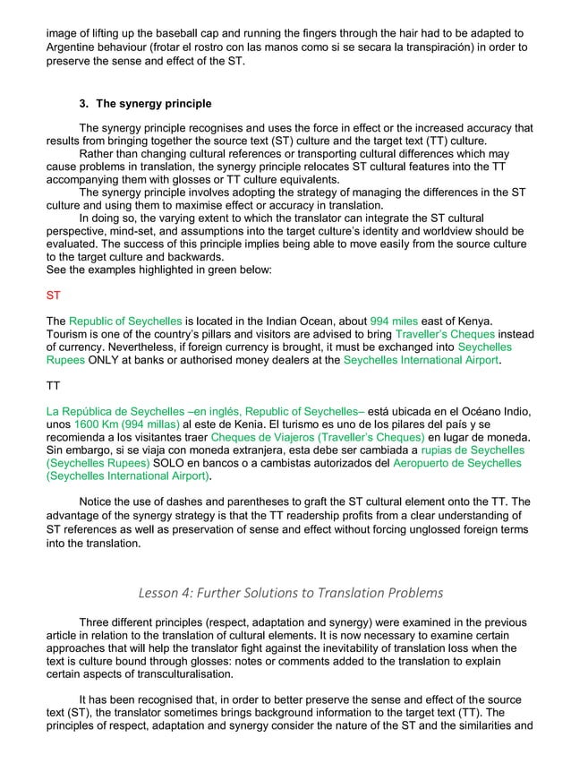 Solving translation problems | PDF