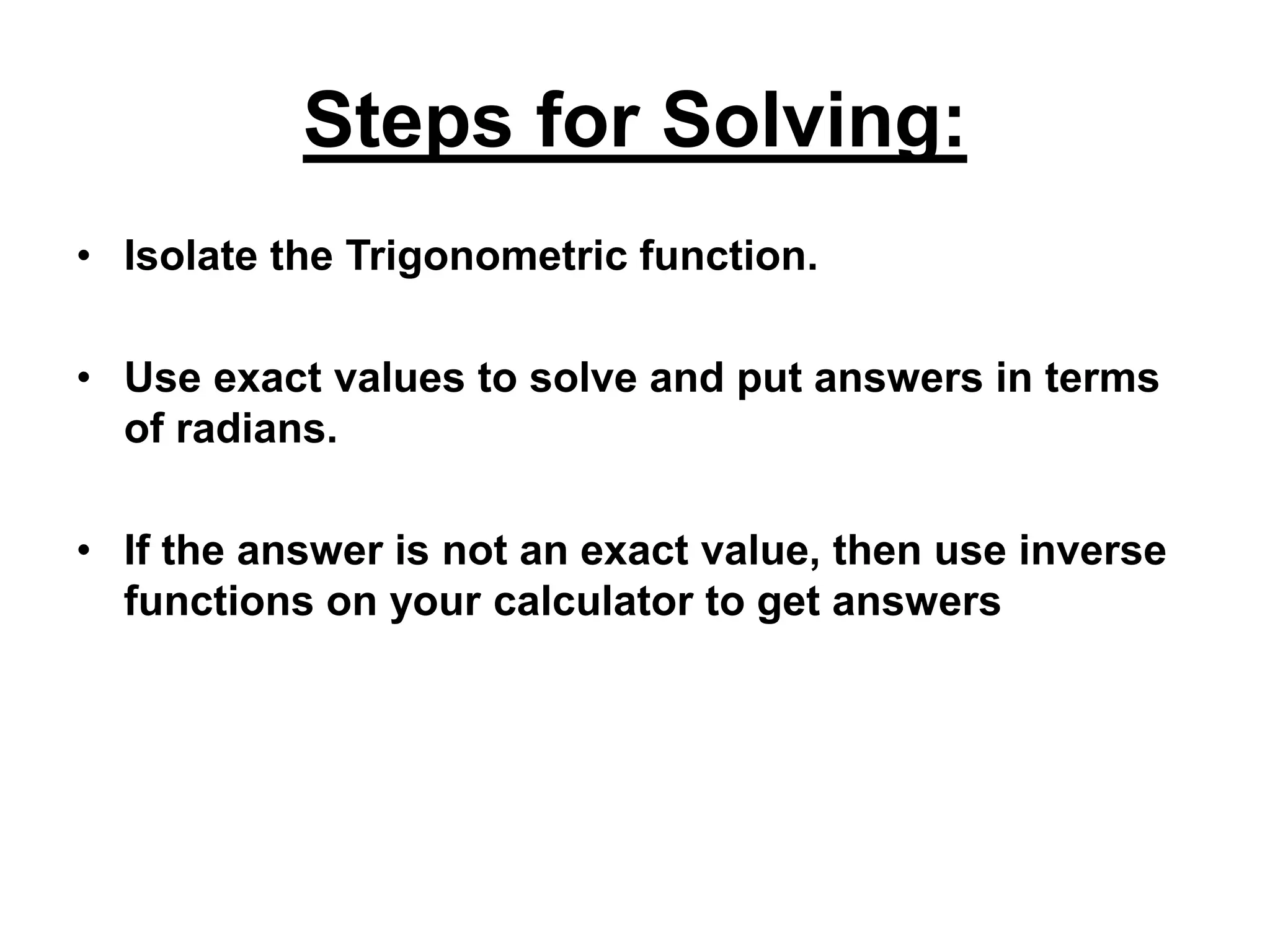 Solving_Trigonometric_Equations.advanced function chapter 6ppt | PPT | Free Download