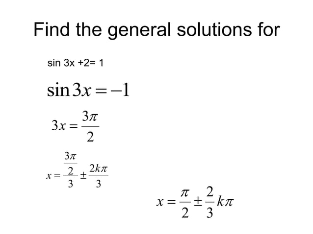 Solving_Trigonometric_Equations.advanced function chapter 6ppt | PPT