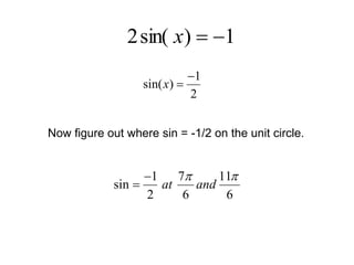 Solving_Trigonometric_Equations.advanced function chapter 6ppt | PPT