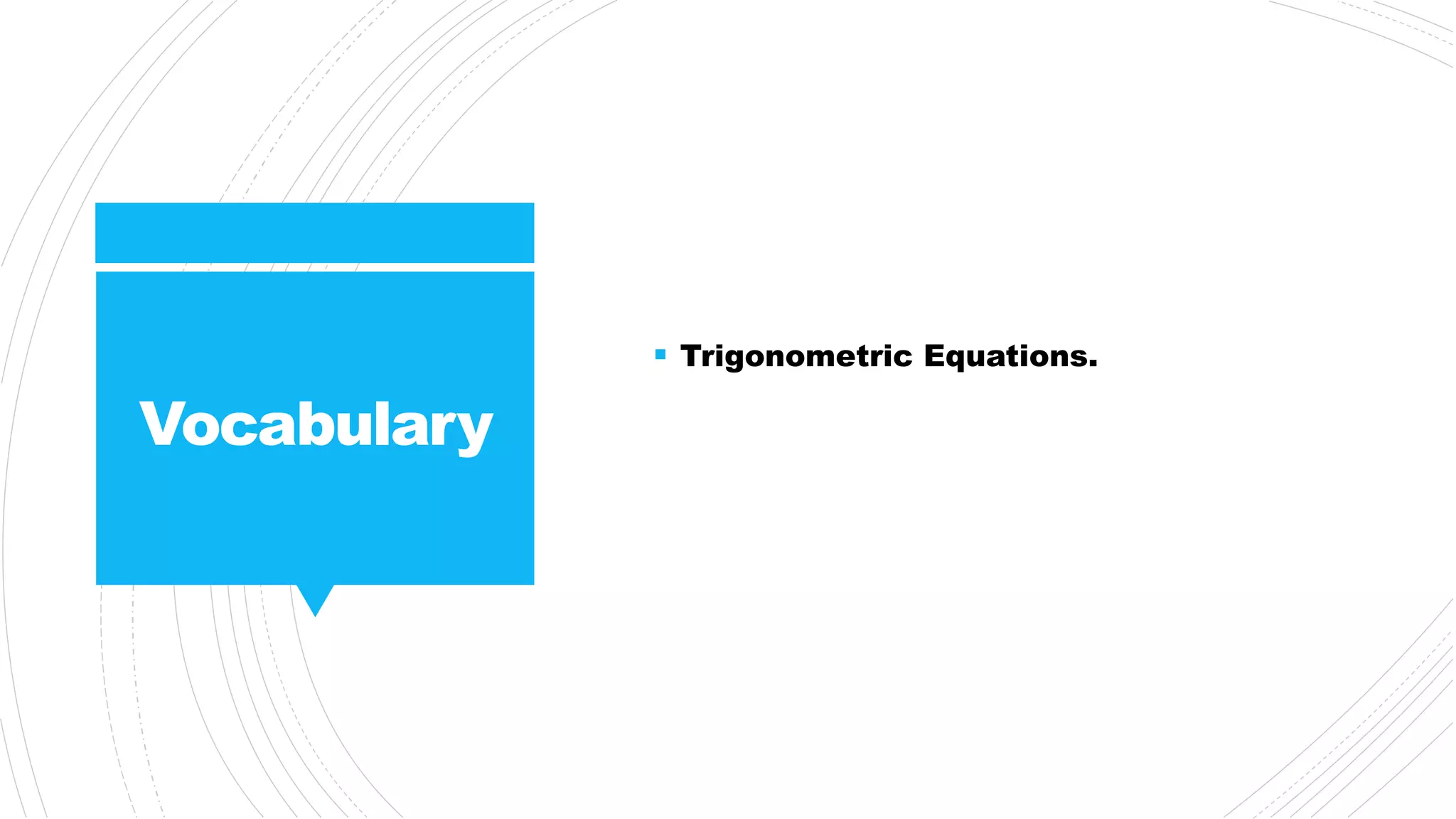 Solving trigonometric equations 2 | PPTX