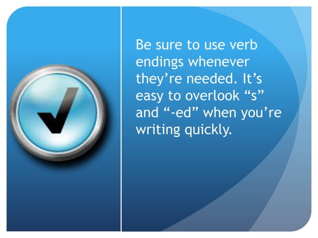 Solving Verb Problems in Police Reports | PPTX