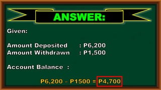 Solving word problems | PPT