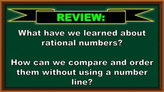 Solving word problems (Rational Number) | PPTX