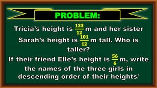Solving word problems (Rational Number) | PPTX