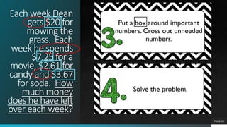 Solving word problems | PPT