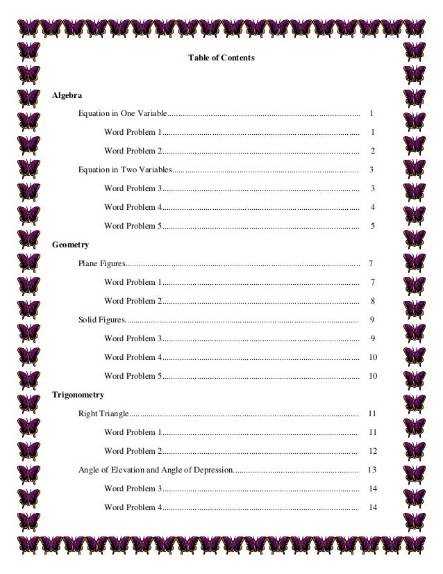 Solving Word Problems- compilation Solving Word Problems- compilation