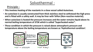 Solvothermal method mithibai college msc part 1 pradeep jaiswal | PPTX