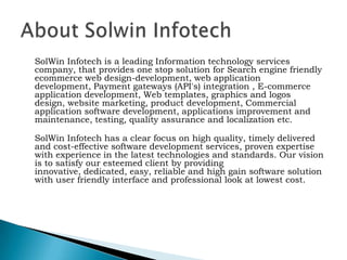 Solwin infotechppt | PPT