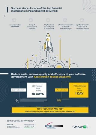 Acceleration Testing Academy | PDF