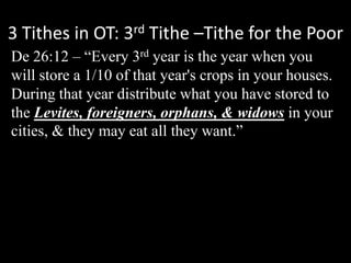 SOM-16 Hermeneutics of Money-Tithing | PPTX