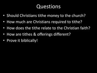 SOM-16 Hermeneutics of Money-Tithing | PPTX