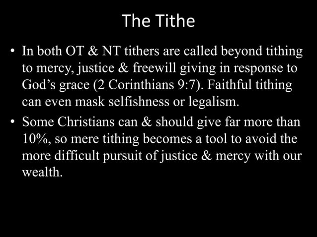SOM-16 Hermeneutics of Money-Tithing | PPTX