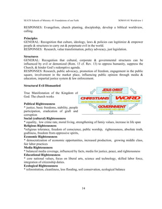 Som 101-01 worldview 1 | PDF