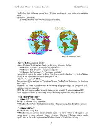 SOM 101-03 Foundations of Faith: Christology Workbook | PDF