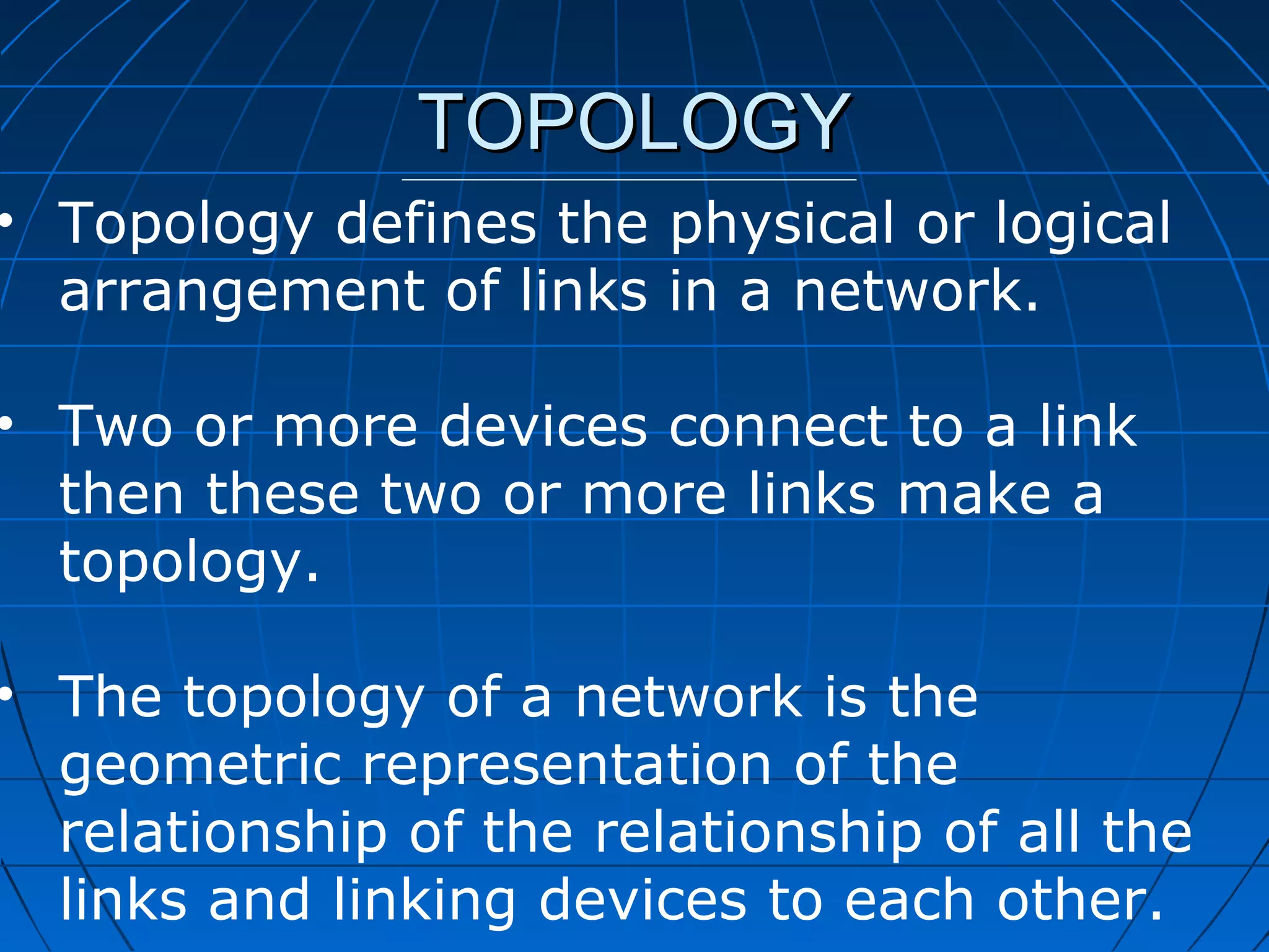NETWORK TOPOLOGY | PPT