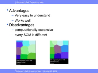 Self-Organizing Maps (SOMs) an unsupervised machine learning algorithm | PPT
