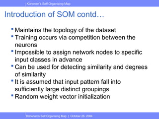 Self-Organizing Maps (SOMs) an unsupervised machine learning algorithm | PPT