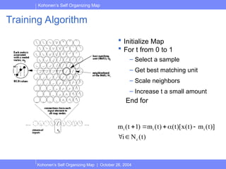 Self-Organizing Maps (SOMs) an unsupervised machine learning algorithm | PPT