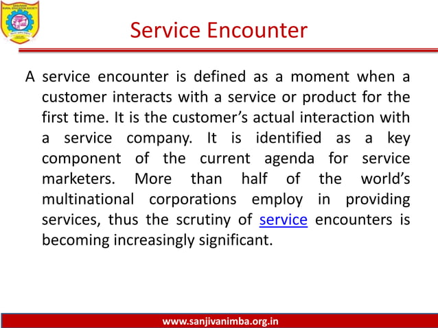 Service Encounter | PPTX | Business | Business and Finance