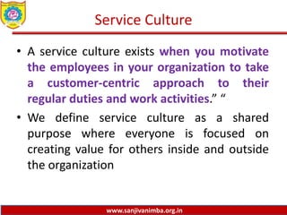 Service Culture | PPTX