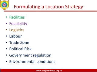 Strategic Location Considration | PPT