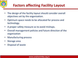 Faciliity Layout | PPT
