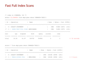 Sydney Oracle Meetup - access paths | PPT
