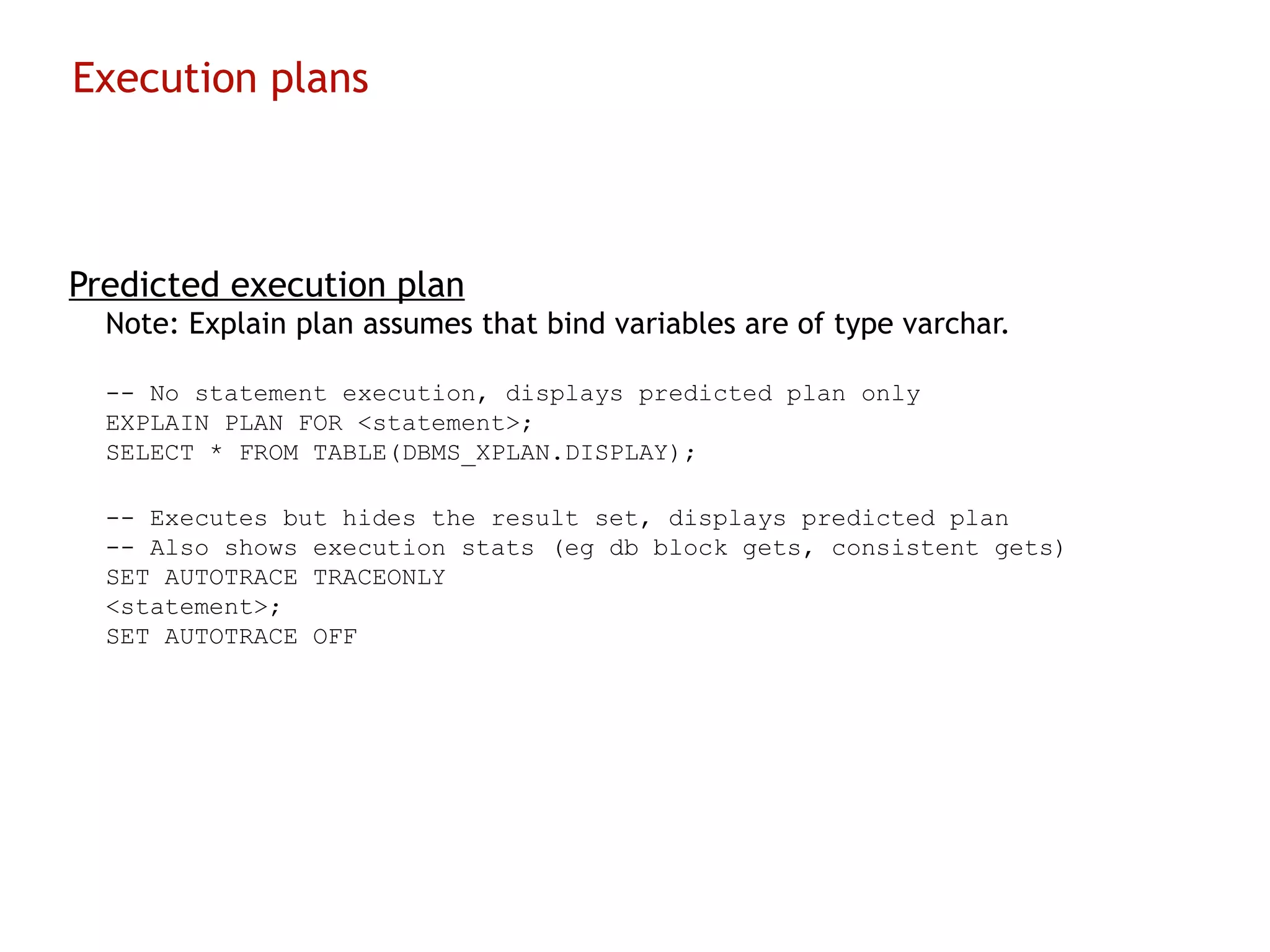 Sydney Oracle Meetup - execution plans | PPT