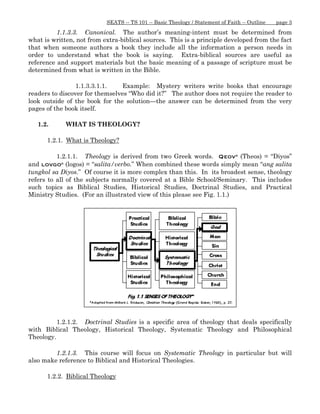 Som topc-01 intro & revelation workbook - introduction to theology | PDF
