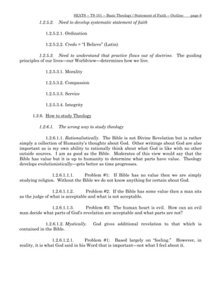 Som topc-01 intro & revelation workbook - introduction to theology | PDF