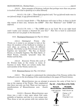 Som topc-02 - theology proper workbook | PDF