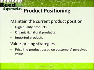 Reed Supermarket | PPTX