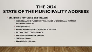 State of the Municipality Adress Script Preparation | PPTX