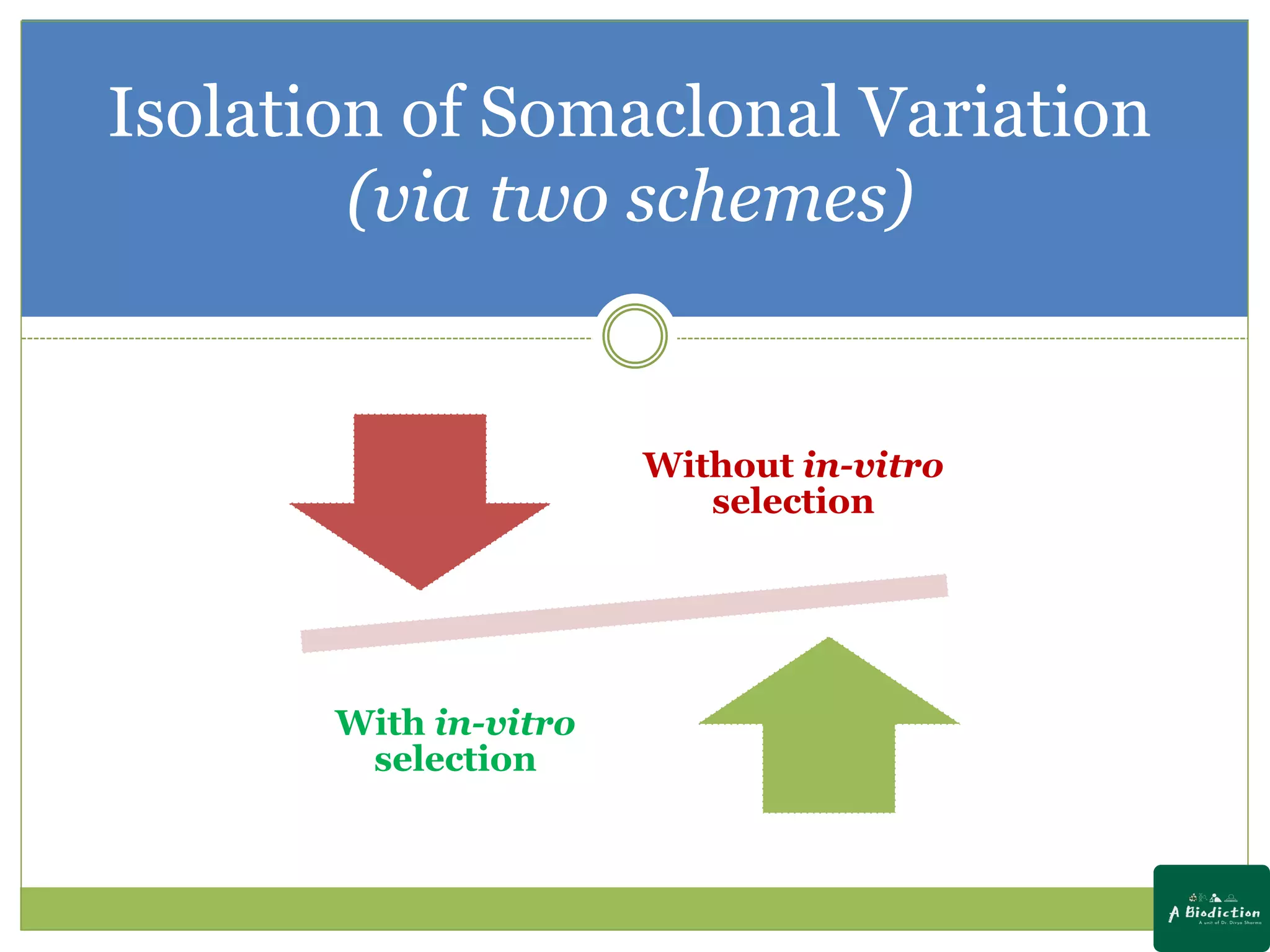 Somaclonal Variation and Its Crop Improvement | PDF