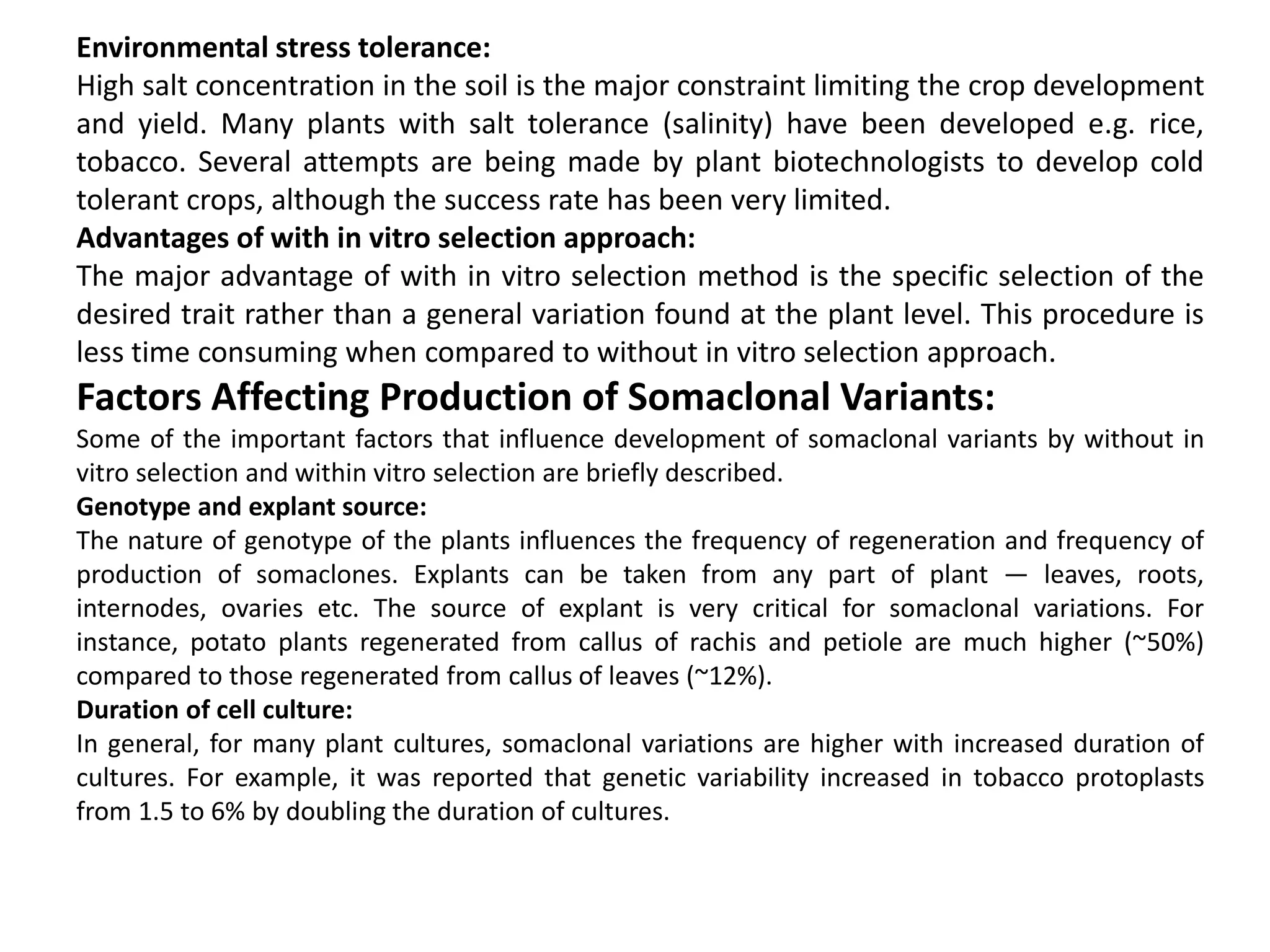 Somaclonal variations | PPTX