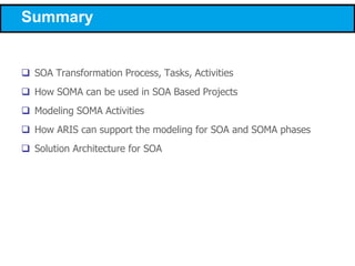 SOA Project Design - IBM SOMA | PPT