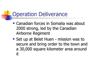 Somalia And Canada | PPT