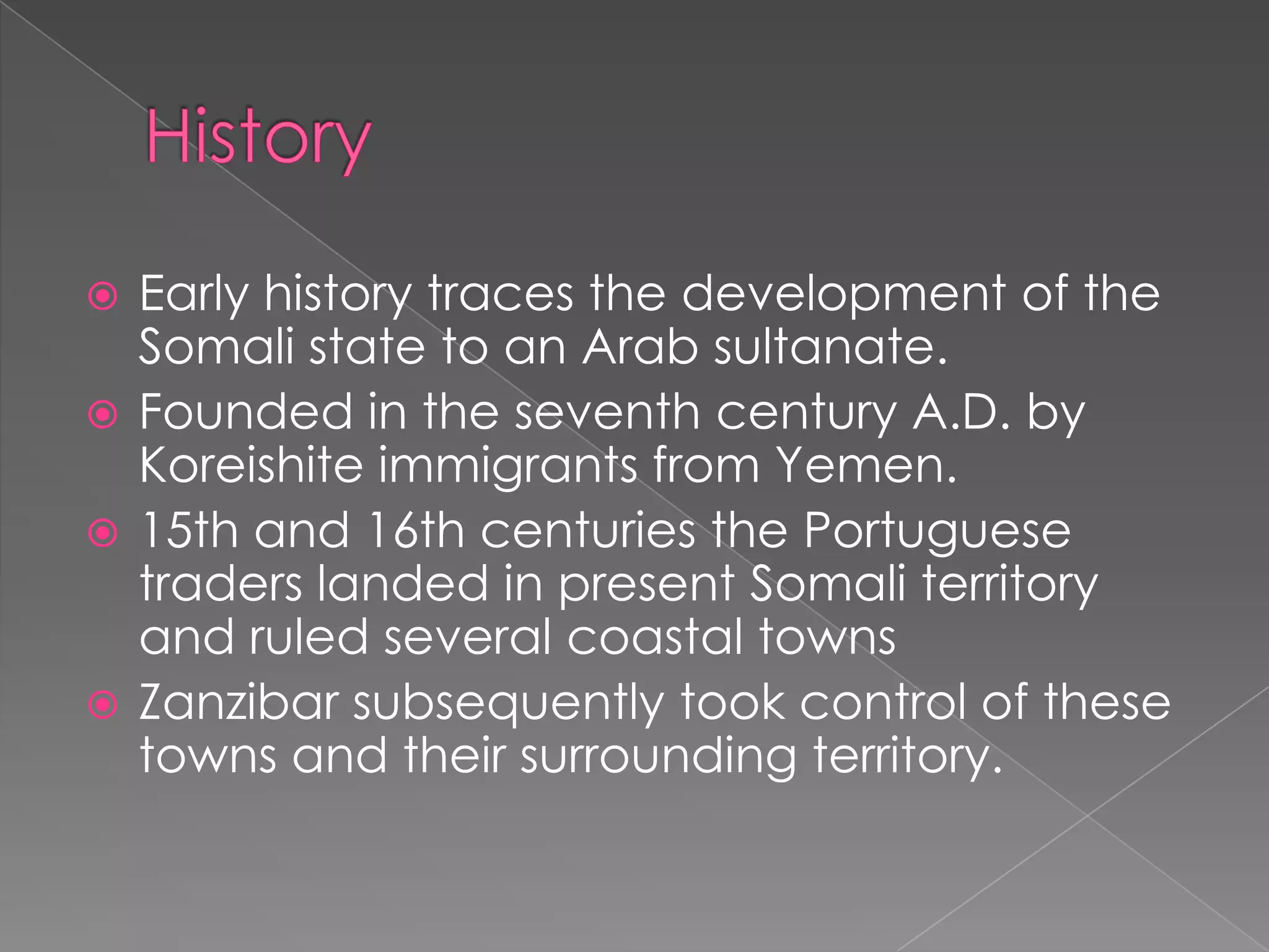 Somalia african country presentation | PPTX
