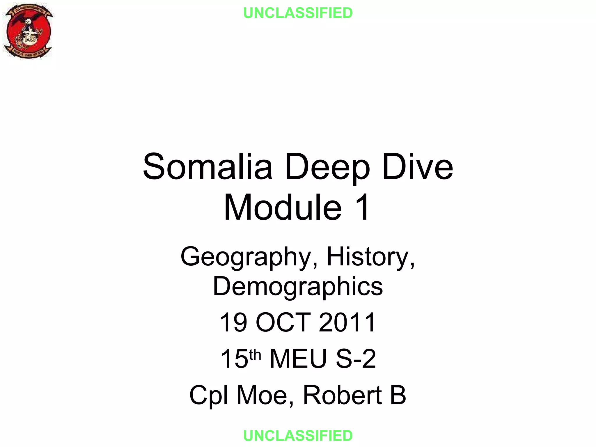 Somalia History | PPT