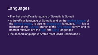 Somalia overview | PPTX | Africa Travel | Travel Locations