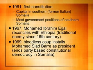 Somalia Ppt | PPT