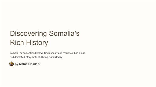 Full History Of Somalia.pptx | Death, Injury, or Military Conflict ...