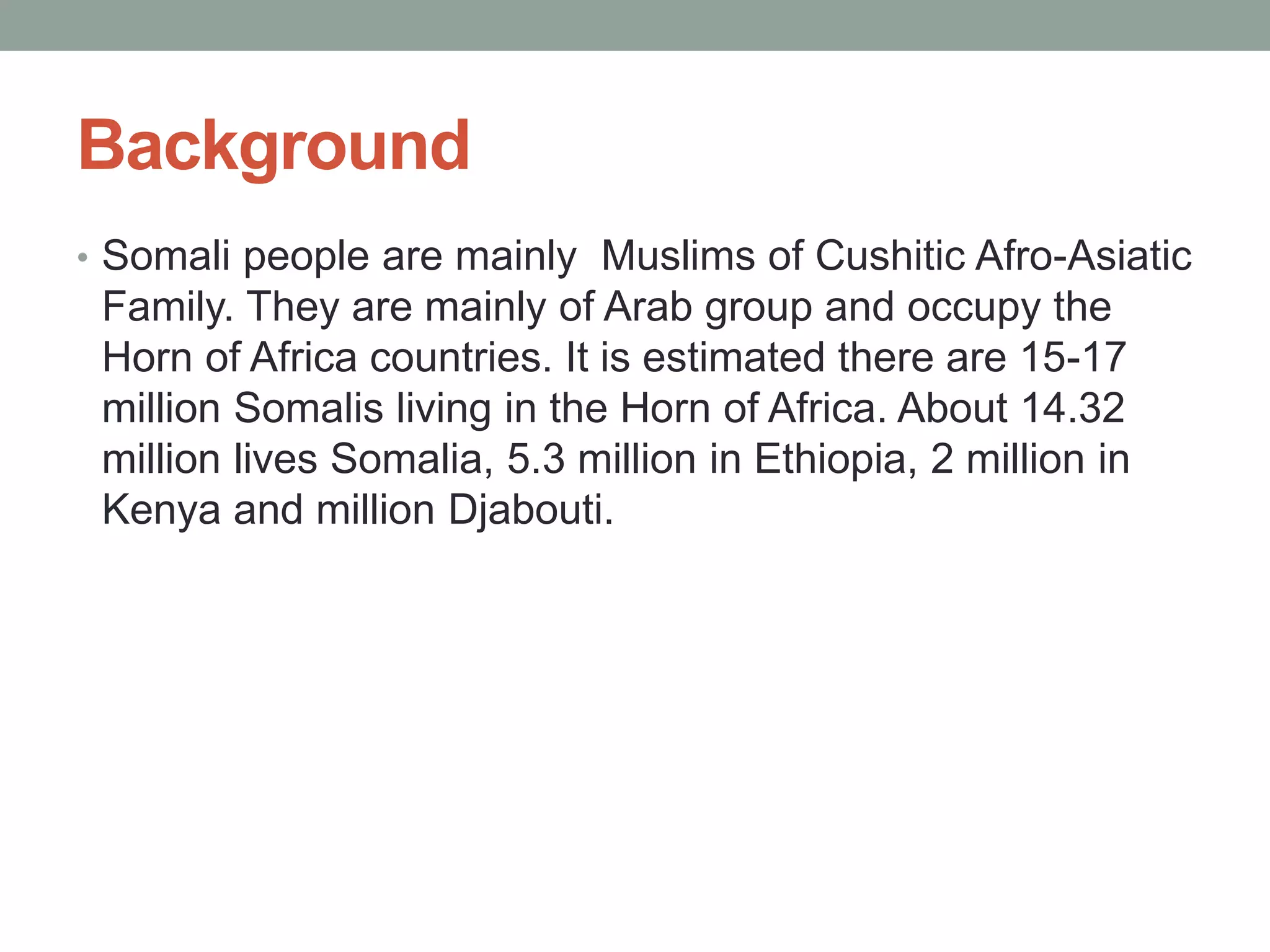 Somali people culture | PPTX