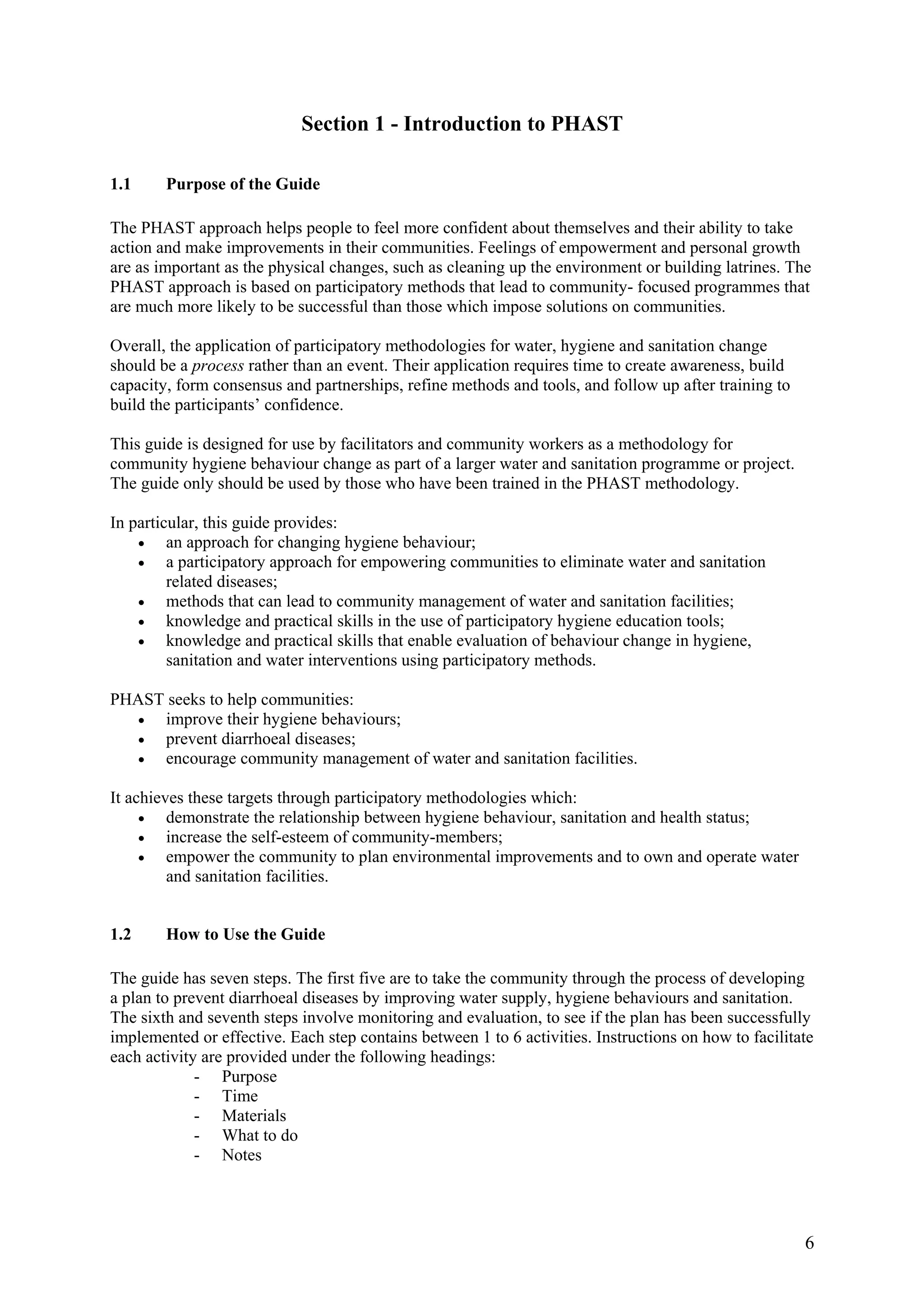 Somali phast step guide. | PDF