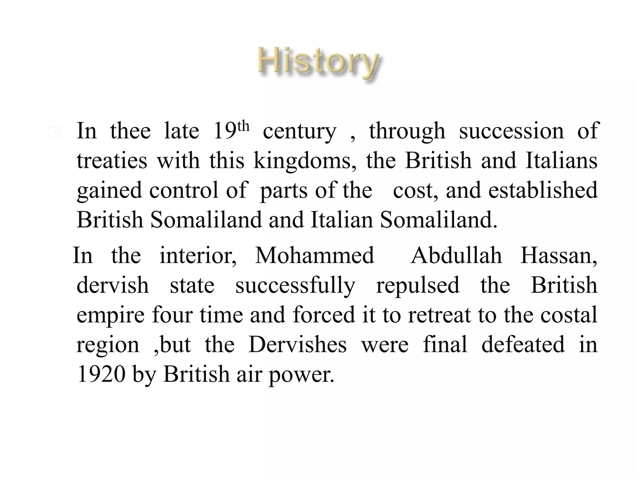 Somali resources and government structure | PPTX