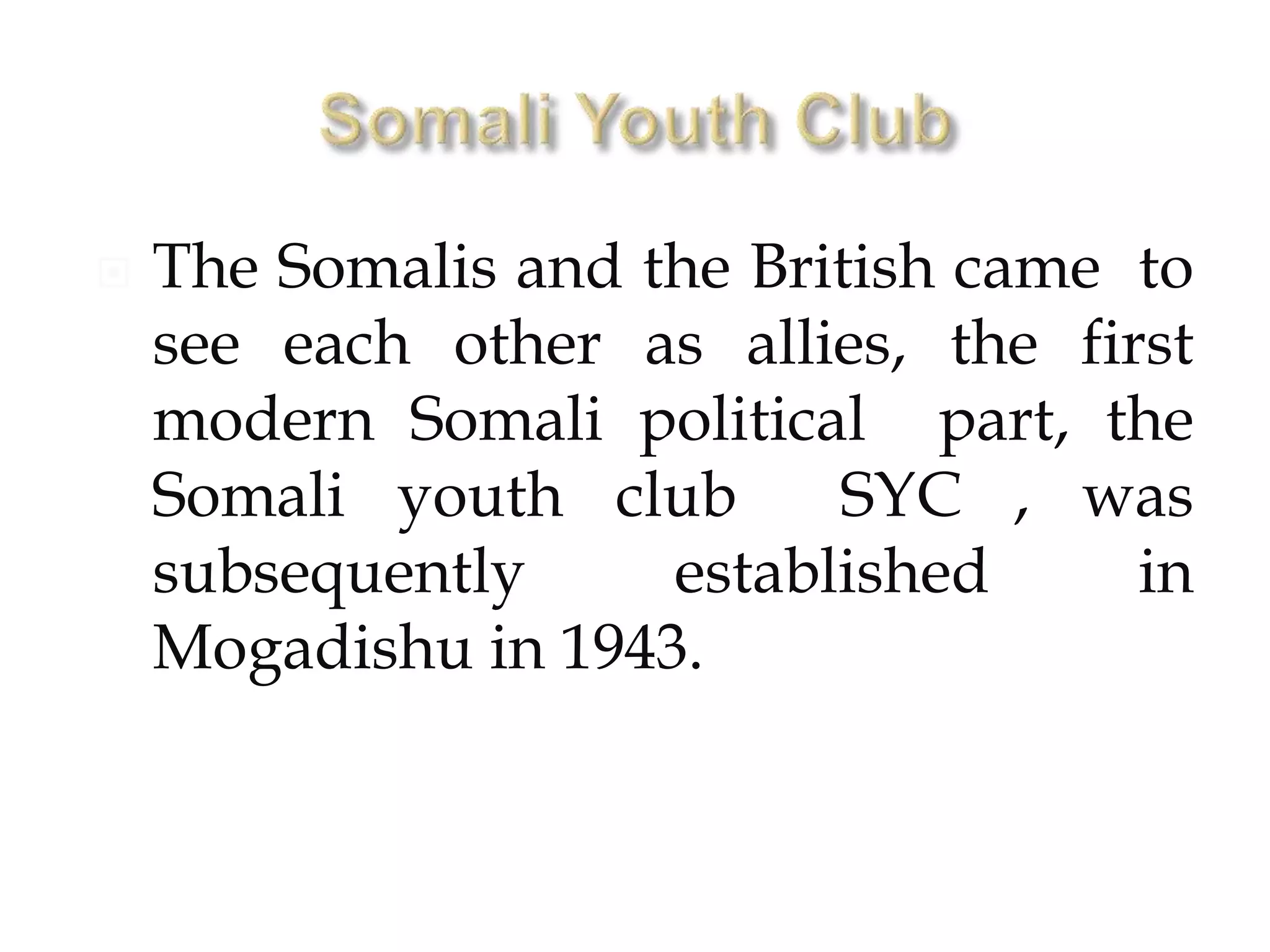 Somali resources and government structure | PPTX