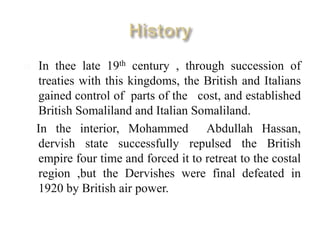 Somali resources and government structure | PPTX
